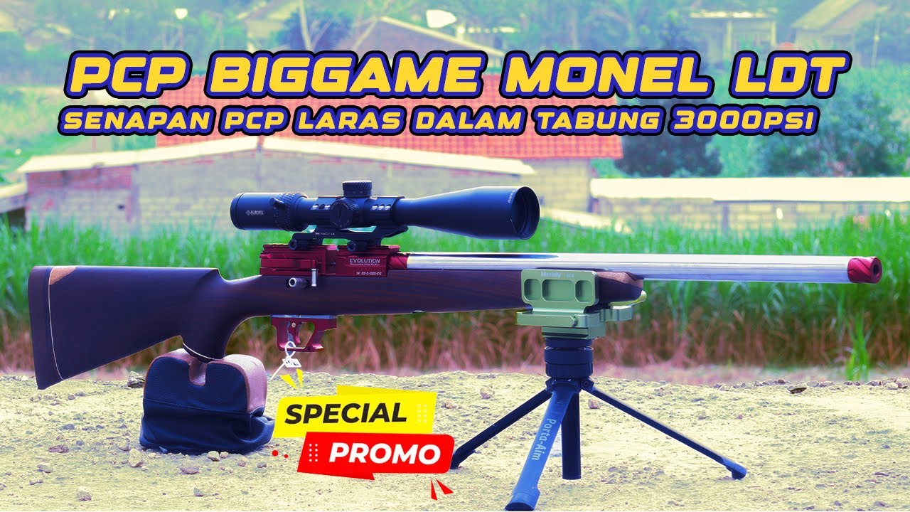 PCP BIGGAME TERBARU 2025!! SENAPAN PCP BIG GAME EVOLUTION LDT FULL CNC ...