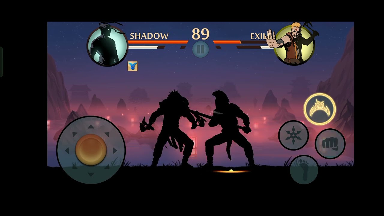Shadow fight change defeating for enemies in 1 go - YouTube