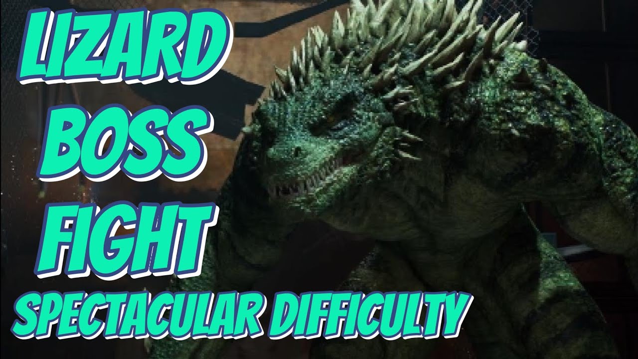 LIZARD BOSS FIGHT (Spectacular Difficulty) - SPIDER-MAN 2 PS5 - YouTube