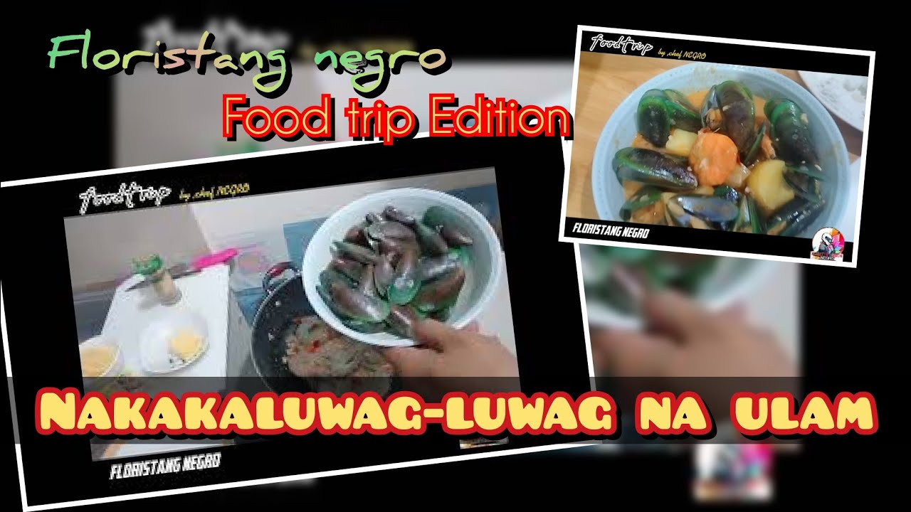 HOW TO COOK ULAM NG NAKAKALUWAG LUWAG,SEAFOOD by chef negro# ...