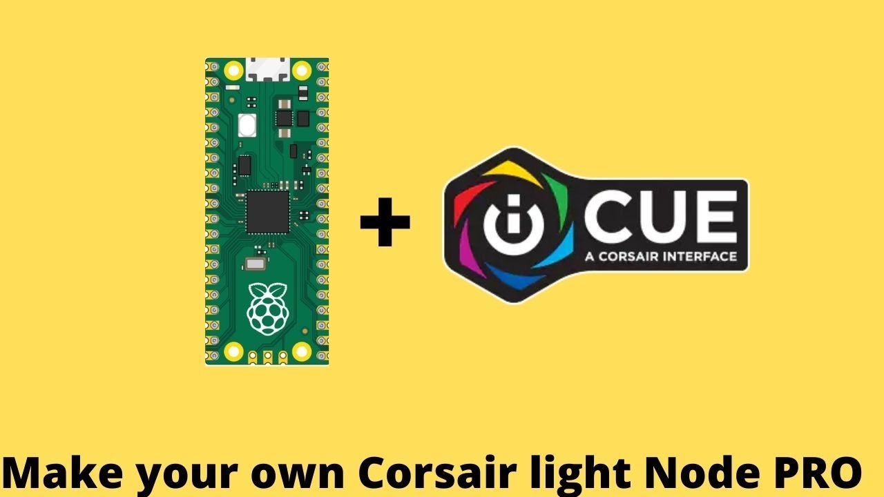 DIY CHEAP Corsair iCUE Lighting Node PRO RGB using pi pico - YouTube