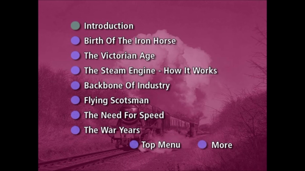 Story of British Steam Engines - DVD starting selection - YouTube