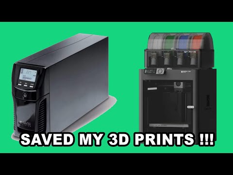 Riello Vision VST 2000 UPS SAVED my 3D PRINTING !!!