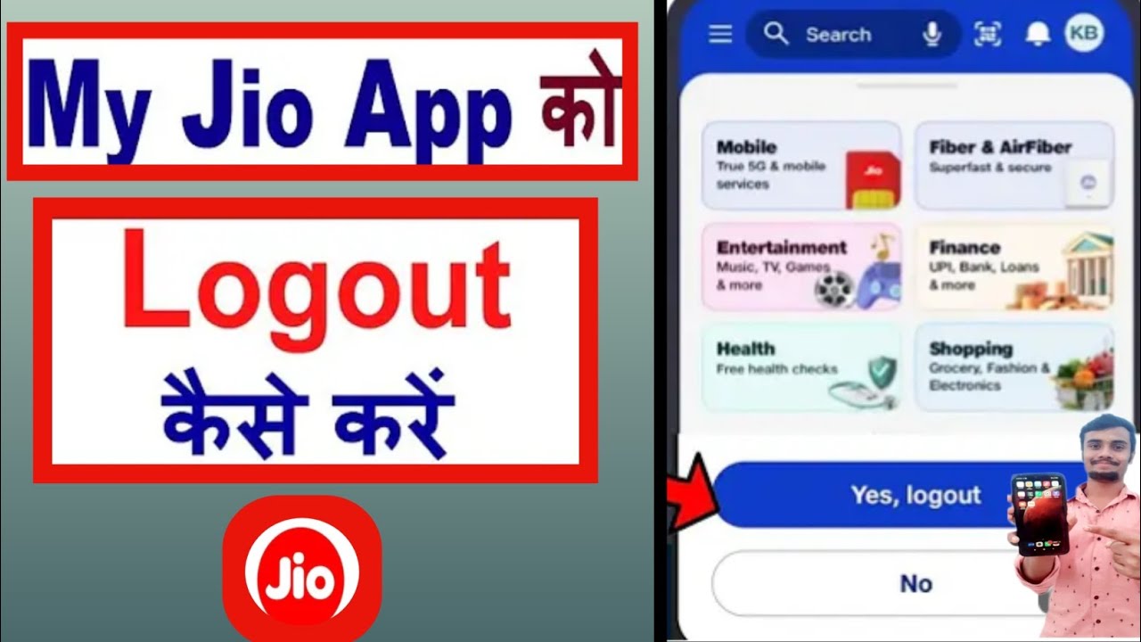 My Jio App Me Log Out Kaise Kare 2025 || How To Log Out From My Jio App ...