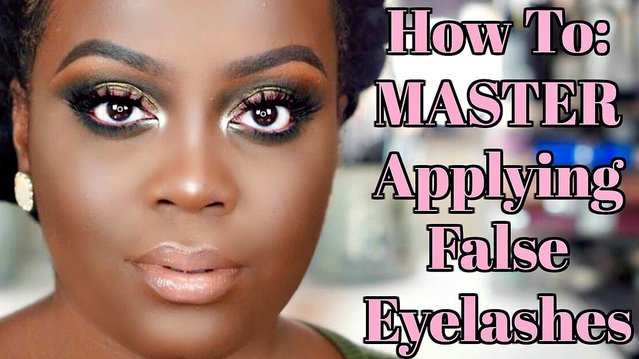 How To Apply False Eyelashes for BEGINNERS| Tips, Tricks, & Hacks ...