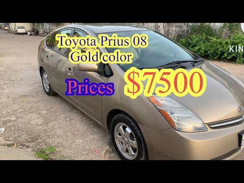 Toyota Prius 08 p2 gold color prices $7500 😱 - YouTube