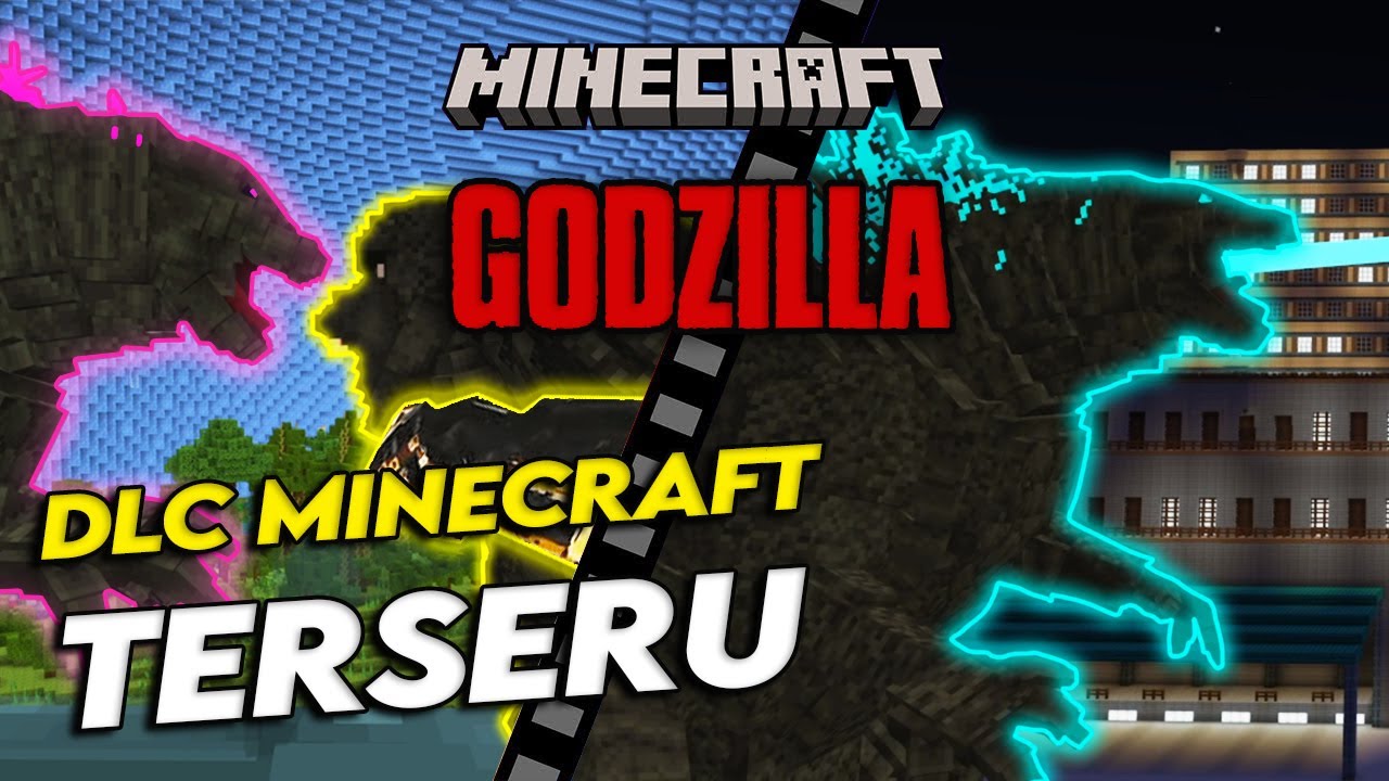 GODZILLA MONSTER TERKUAT MENYERANG MINECRAFT! | Minecraft Godzilla DLC ...