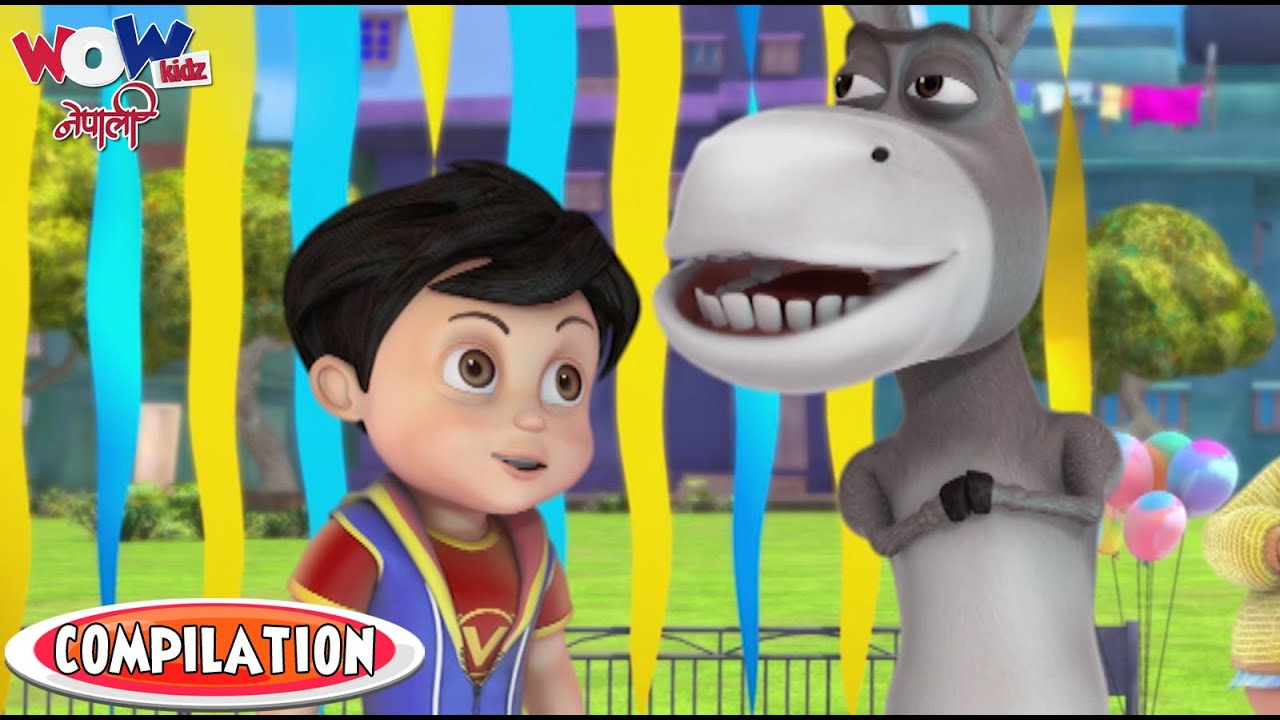 Chulbul की Surprise Birthday Party| Vir the robot boy | Nepali Cartoon ...