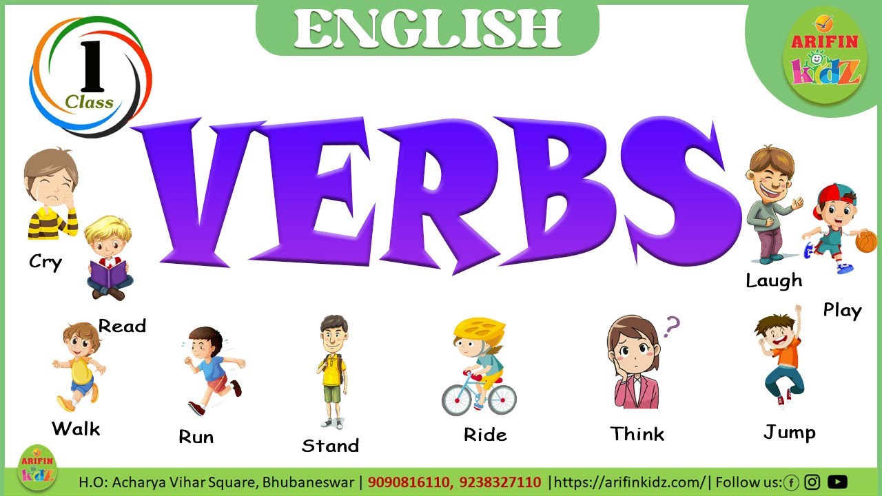 Standard-1: | VERBS| ENGLISH - YouTube