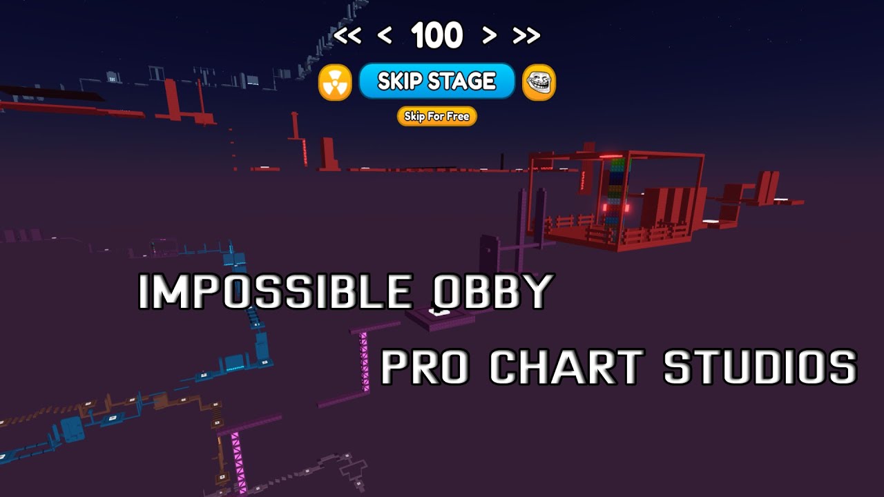 The worlds hardest obby - Roblox Impossible Obby levels 1-100 - YouTube