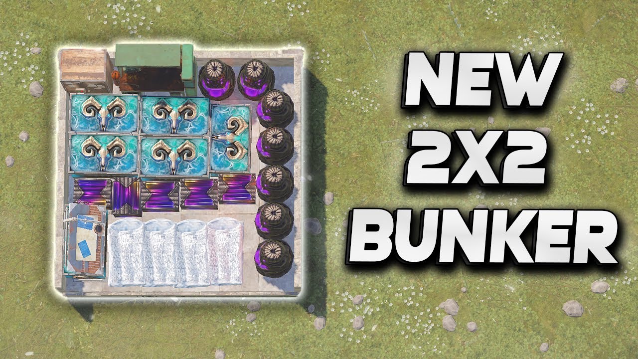 NEW 2X2 BUNKER 2023 META | Rust Building Tutorial 2023! - YouTube