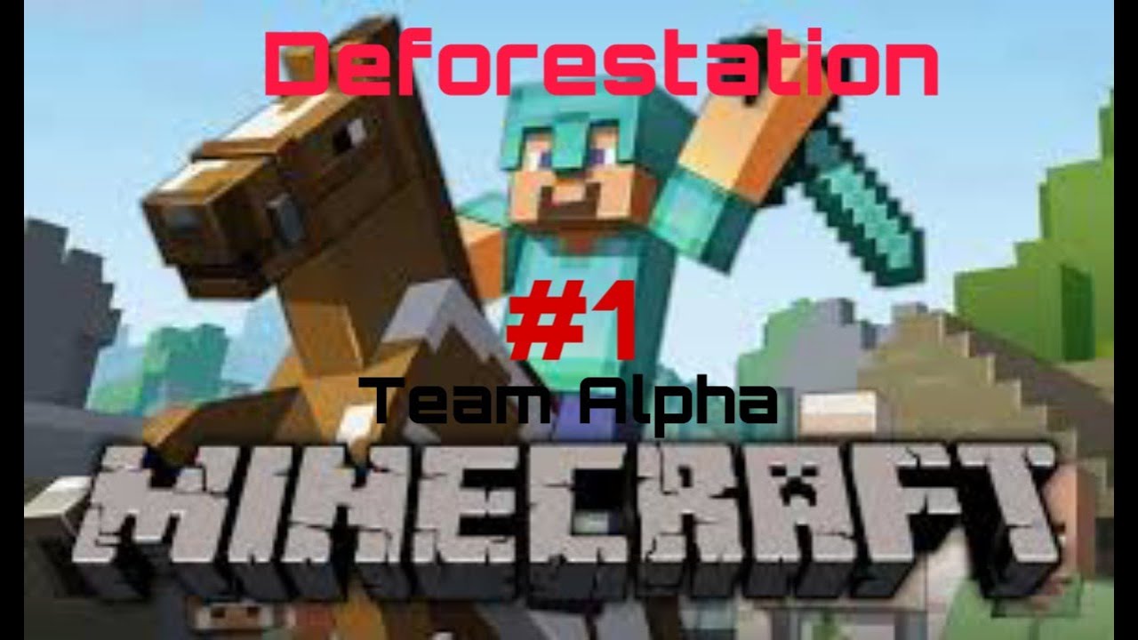 Deforestation in Minecraft I Minecraft #1 - YouTube