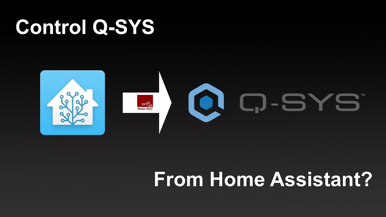 Control Q-SYS DSP from Home Assistant - YouTube