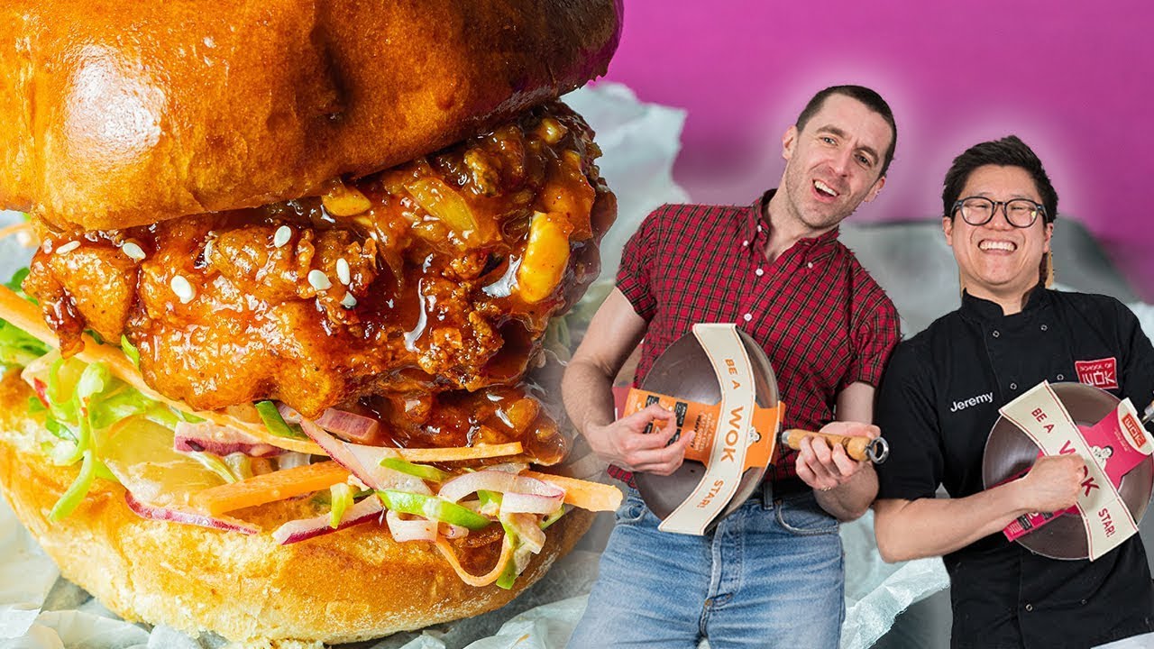 Rocking a Korean Fried Chicken Burger with Miles Kane - YouTube