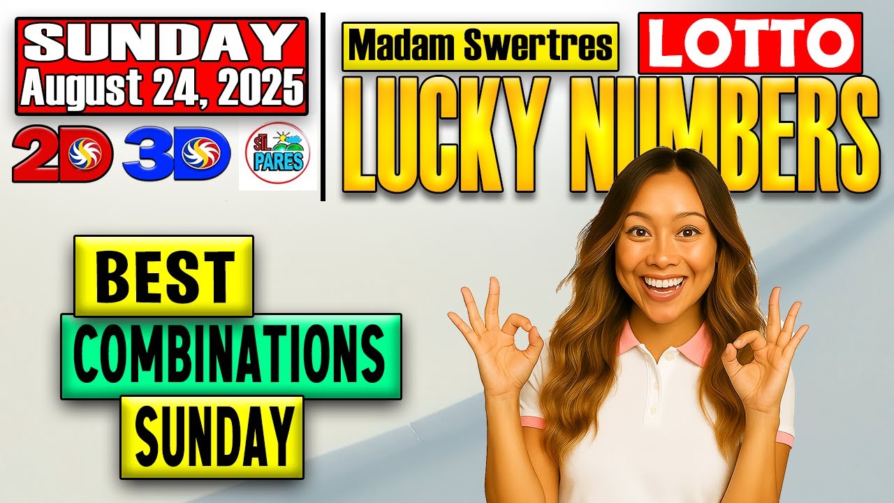 Lotto results Lucky Numbers today – Sunday Aug 24 2025 - YouTube