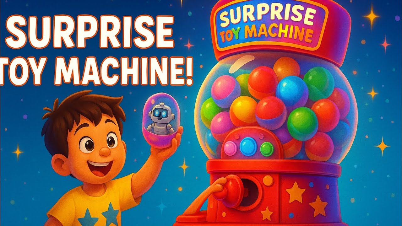 Surprise Toy Machine Song | Magical Toy Capsule Adventure for Kids ...