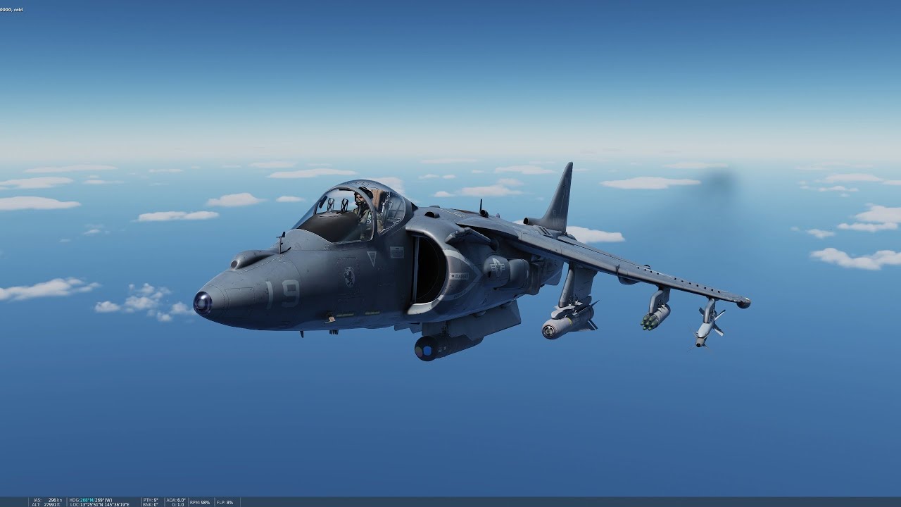 DCS AV-8B Harrier Grayflag Marianas Strikes - YouTube