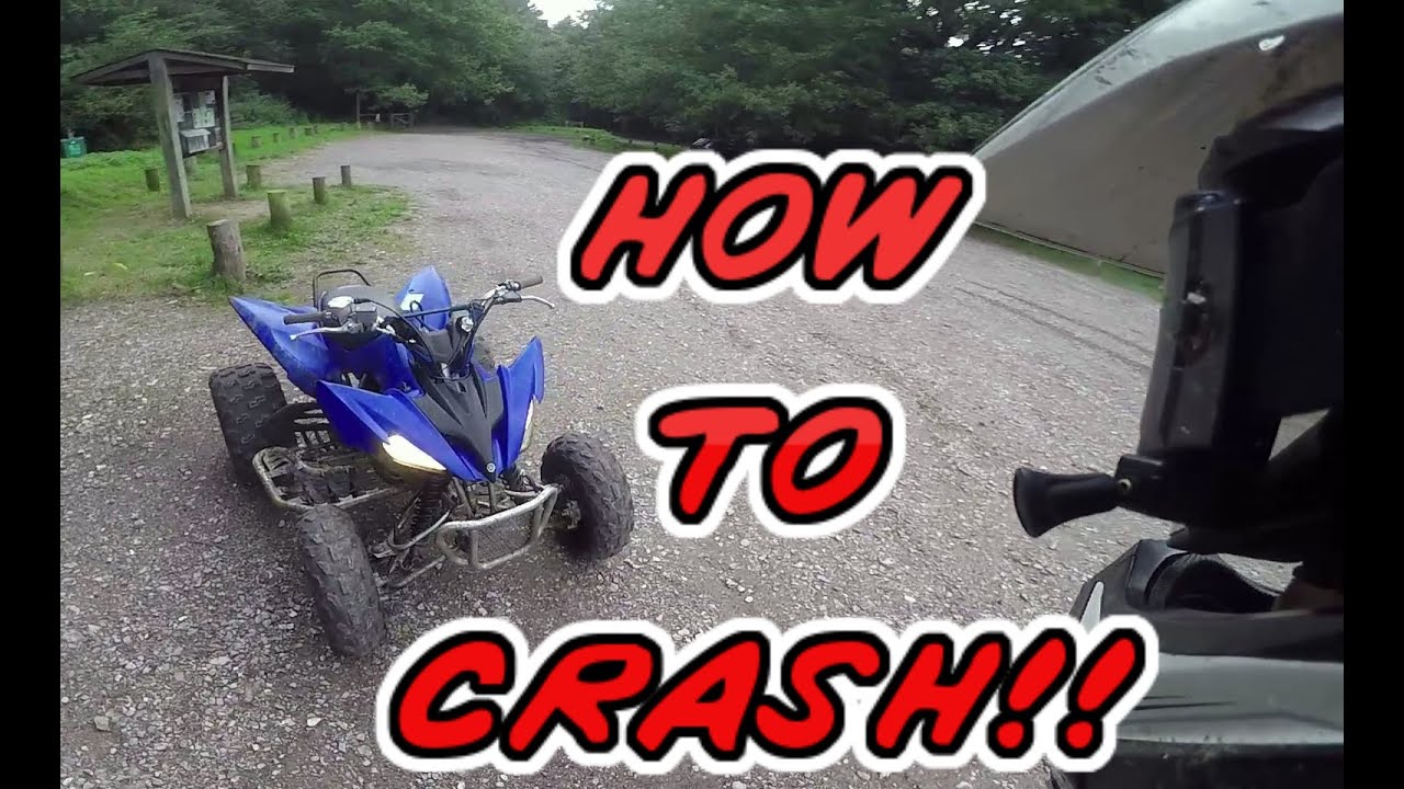 CRASHING My Friends Yamaha Raptor 250 Quad - YouTube