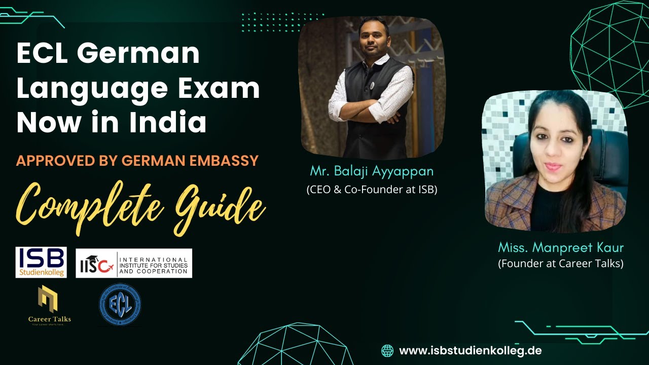 ECL German Language Exam Now in India | Approved by German Embassy ...