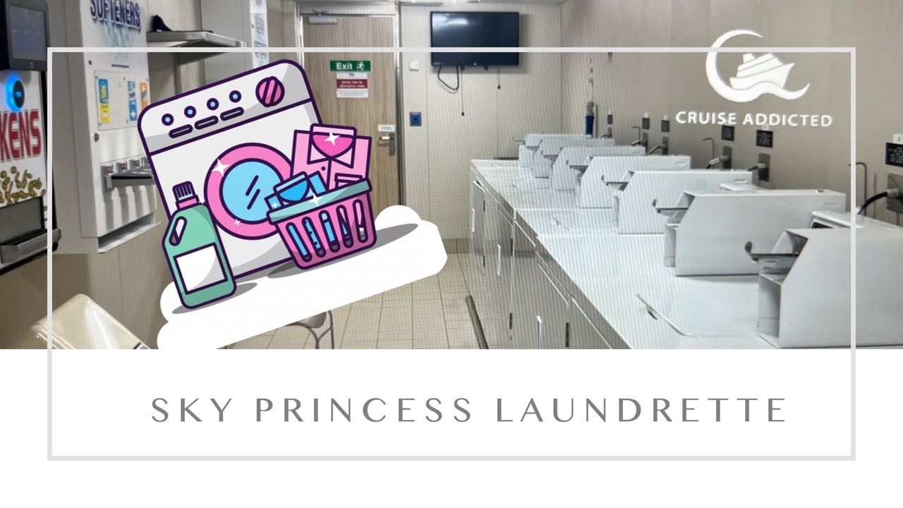 Princess Cruises Sky Princess ~ Passenger Laundrette Deck 9 - YouTube