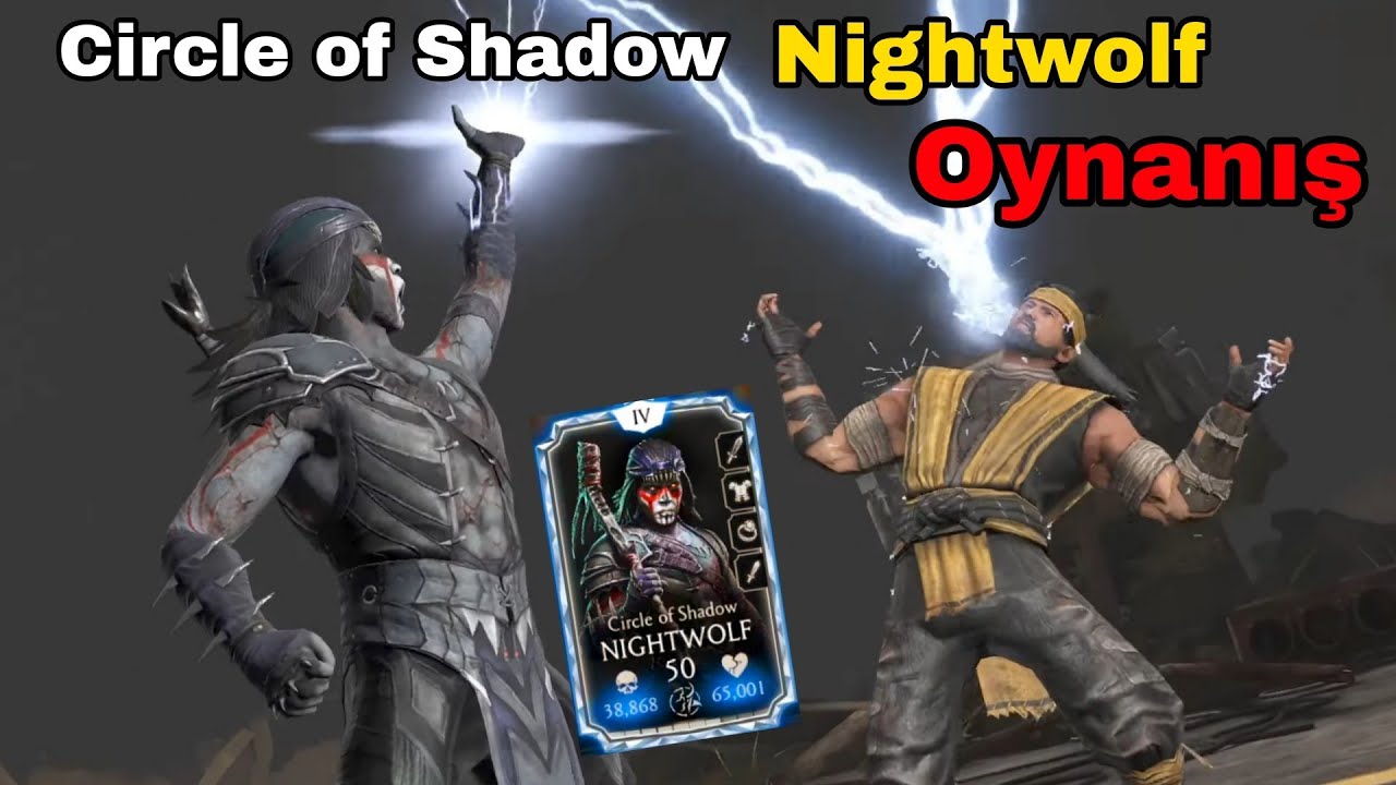 Olmuş Bu Karakter🔥 | Circle of Shadow Nightwolf Oynanış | Mk Mobile ...