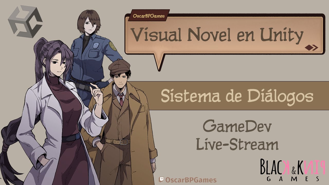 Creamos un sistema de diálogos para una Visual Novel en Unity - YouTube