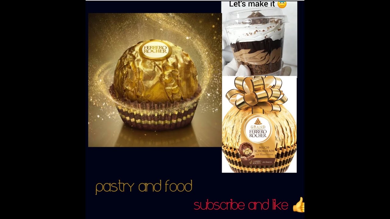 Ferarrio nutella chocolate mouse simple and quick way to learn - YouTube