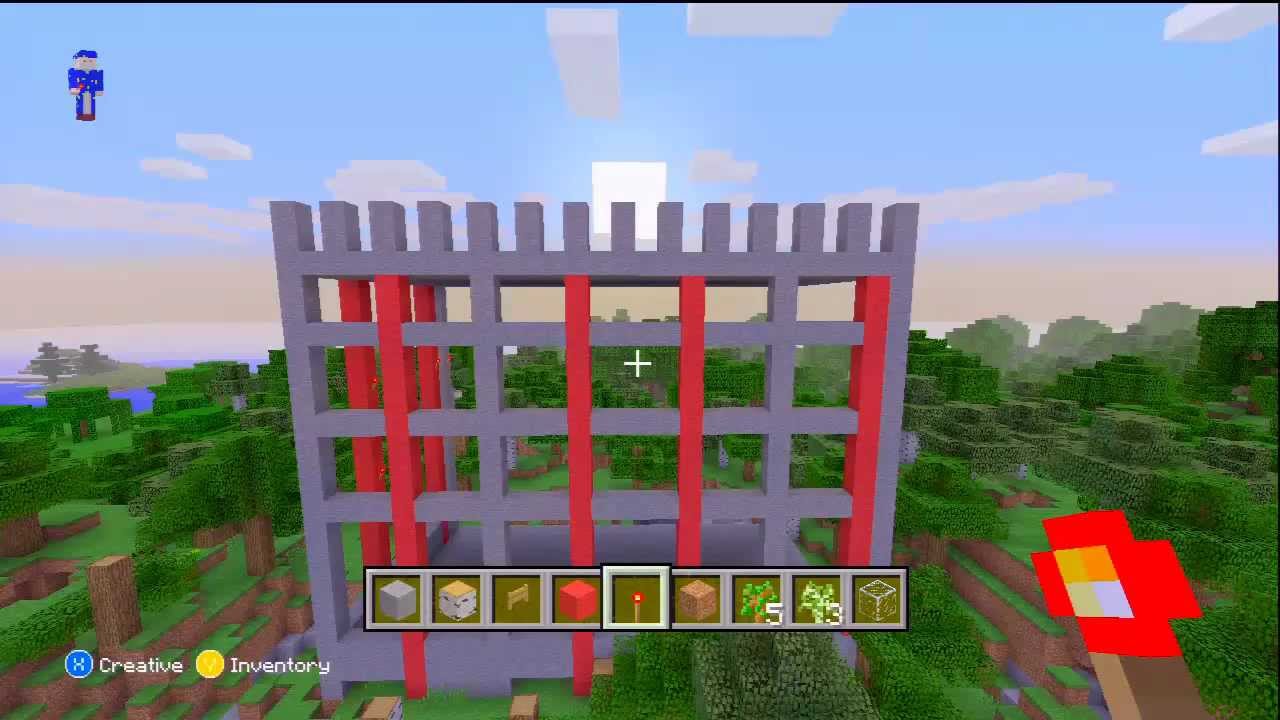 Minecraft Xbox 360 Edition: Lets Build a Castle Day 2 - YouTube