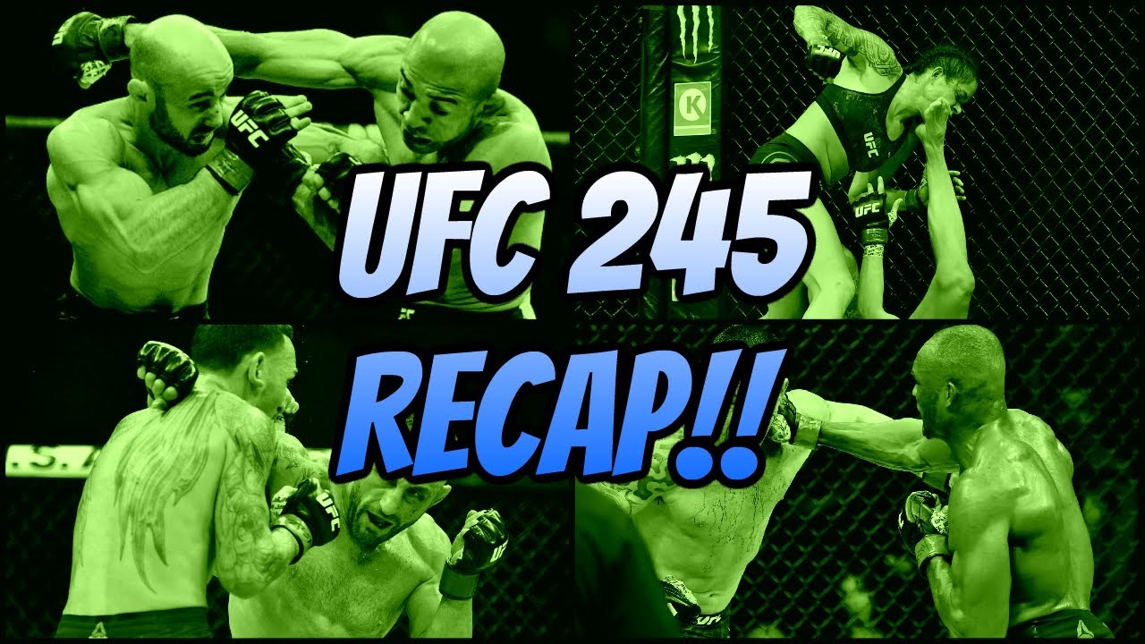 UFC 245 RECAP - YouTube