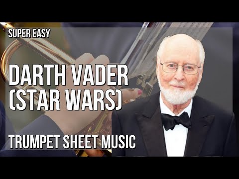 SUPER EASY Trumpet Sheet Music: How to play Darth Vader (Star Wars) by ...
