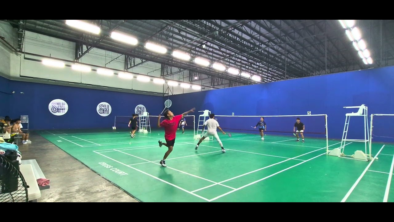 Racket Raiders Friday Badminton Queuing 12-13-24 (Aaron & LG vs Bryan ...