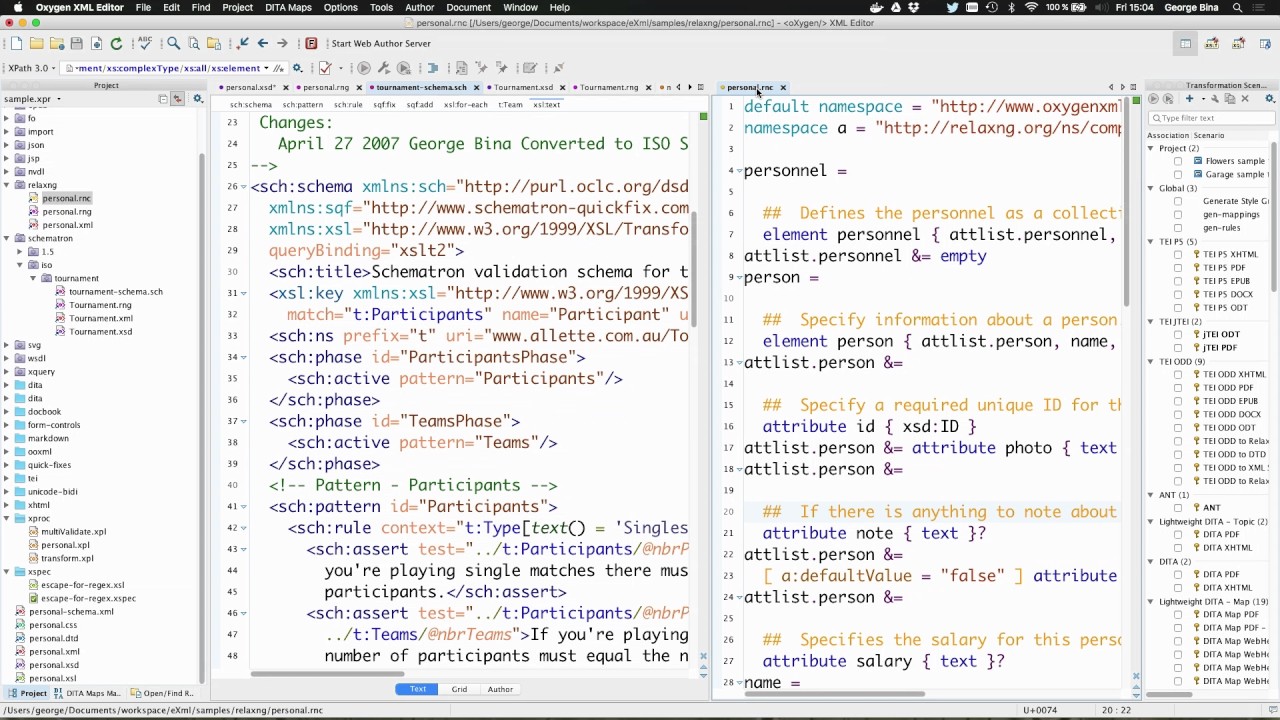 "Authoring support for development languages" - George Bina, Oxygen ...