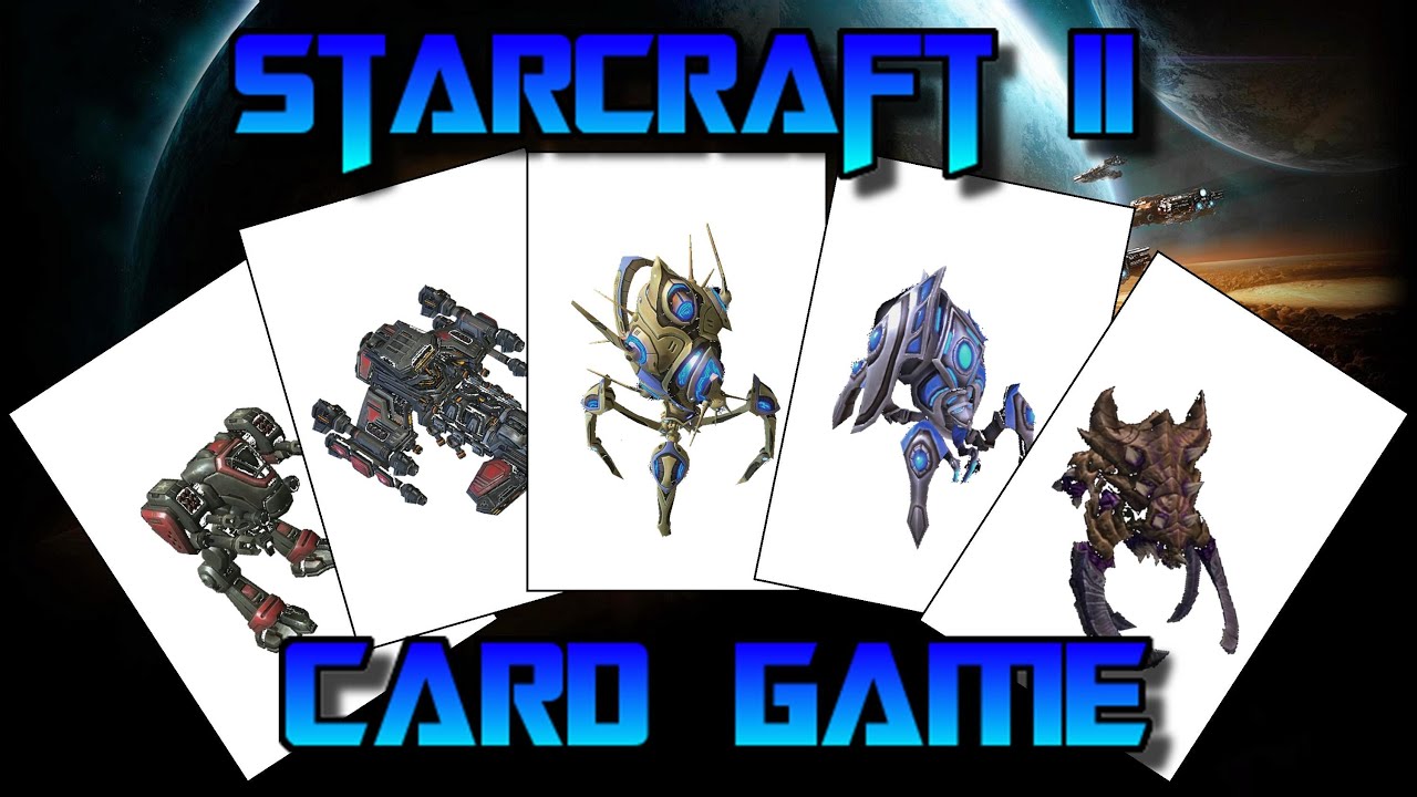 Starcraft 2: Card Game - YouTube