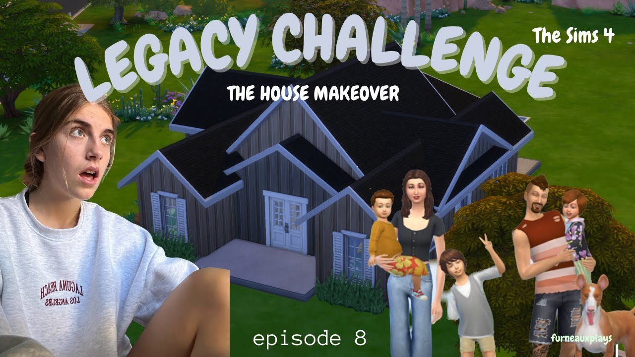 LEGACY CHALLENGE episode 8 | THE HOUSE MAKEOVER | The Sims 4 - YouTube