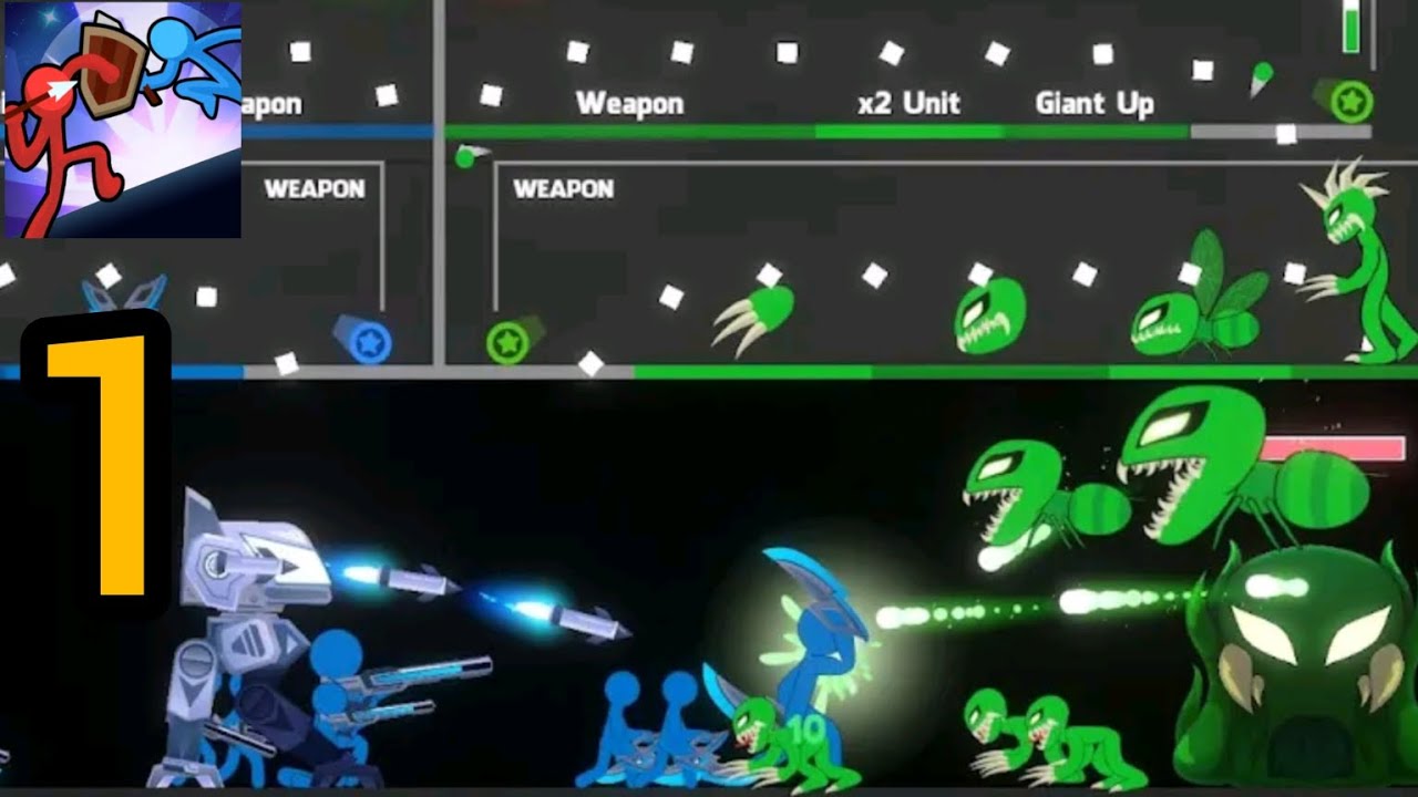 Stickman War Gameplay - Stick Man War - Android & ios Gameplay - YouTube