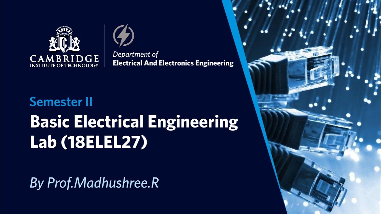 EEE Online class by Cambridge Institute of Technology - YouTube
