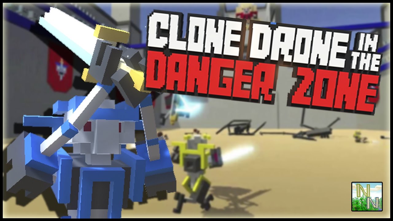 Гладиаторские Бои роботов Clone Drone in the Danger Zone - YouTube