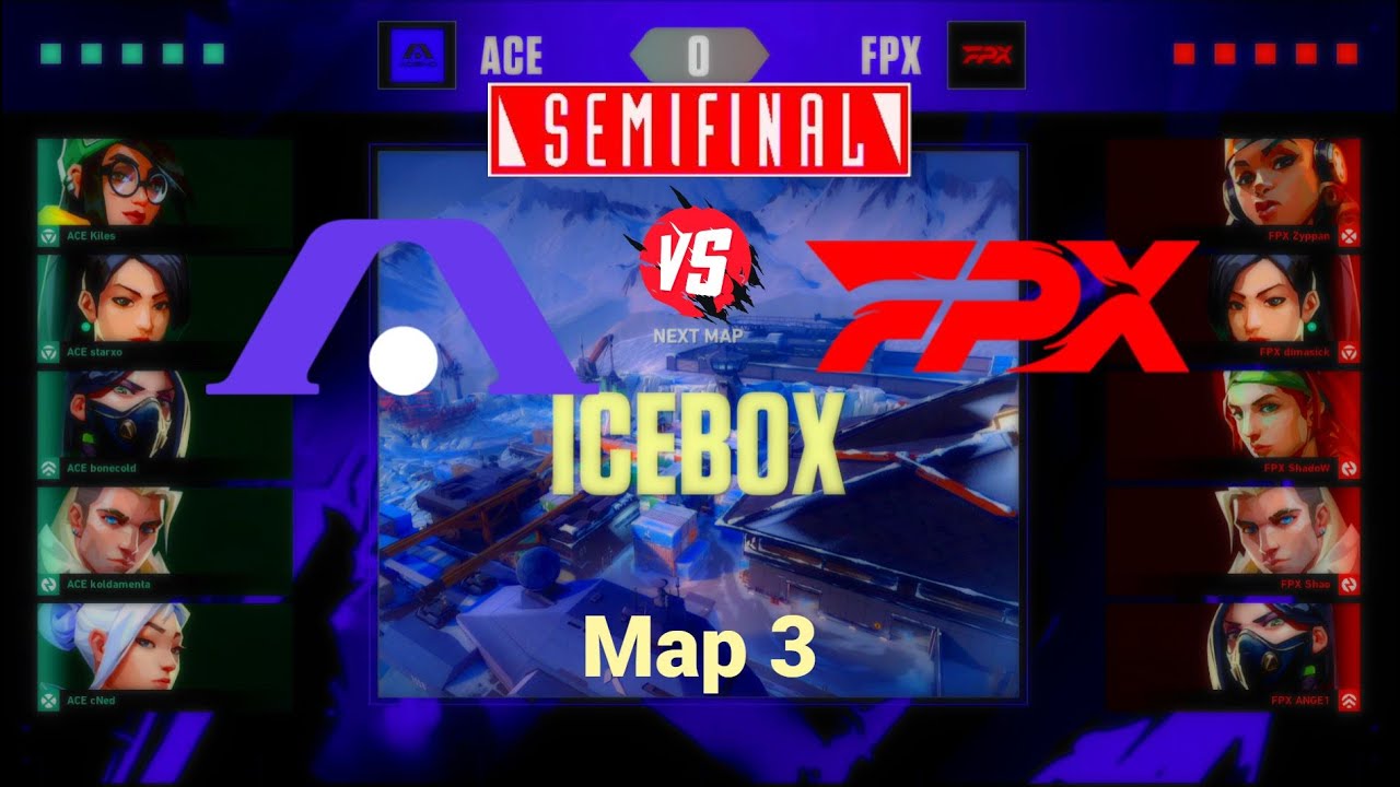 FPX vs Acend Map 3 - Semifinals VCT Regional Masters EU - YouTube