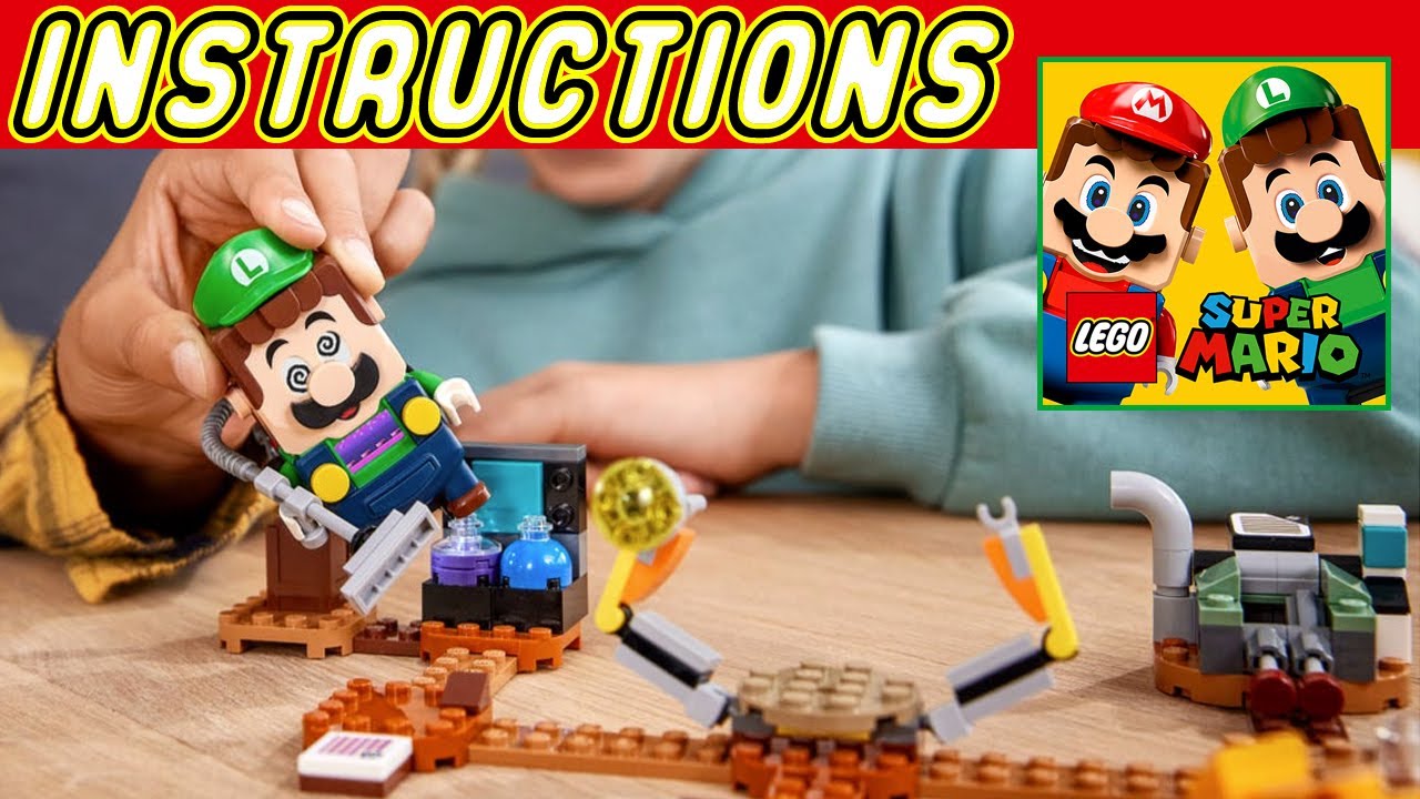 LEGO Instructions | Luigi’s Mansion Lab and Poltergust | 71397 | LEGO ...