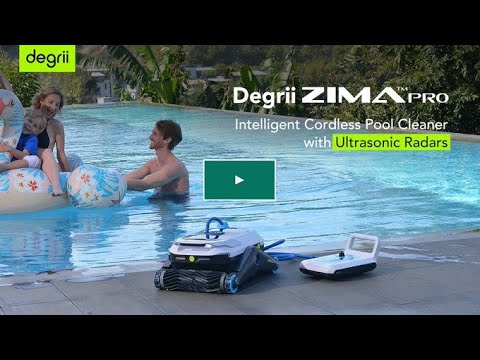 Degrii Zima Pro – Ultrasonic Radar Cordless Pool Cleaner - YouTube