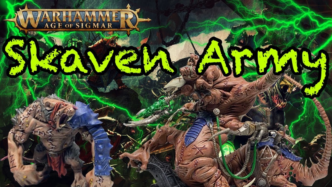 Warhammer Skaven Army Showcase - YouTube