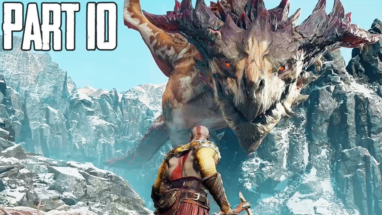 INSANE DRAGON FIGHT..! - God of War Walkthrough Gameplay Part 10 - YouTube
