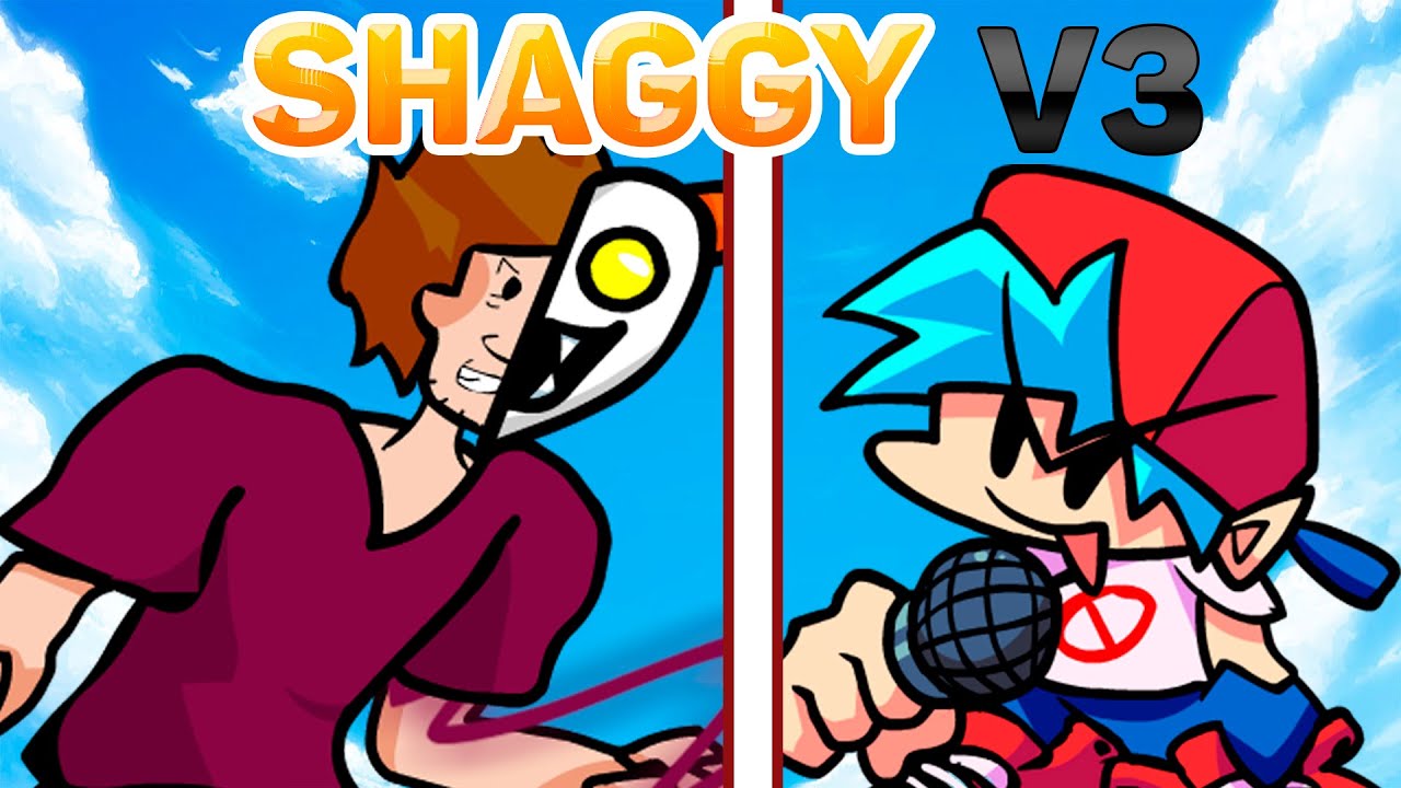 Friday Night Funkin' - VS Shaggy v3 | FULL Mod (FNF Mod Hard/FNF ...