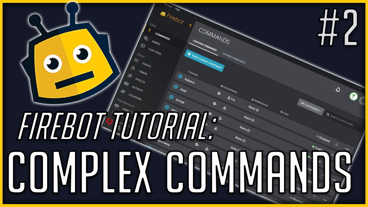 COMPLEX COMMANDS IN FIREBOT | FIREBOT TUTORIAL #2 - YouTube