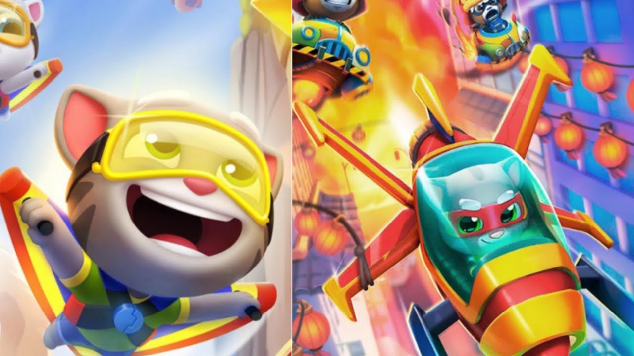 Talking Tom Hero Dash | Talking Tom Hero Dash Hank || New World ...