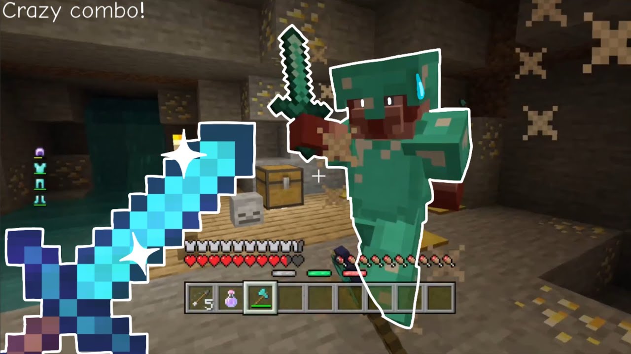 Crazy combo I did on battle minigames! | Minecraft Legacy Console ...