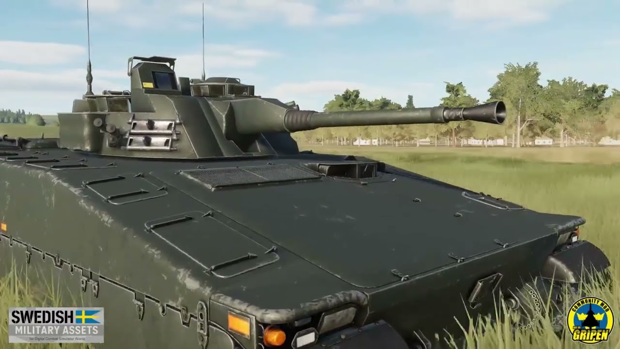 Swedish Military Assets - Strf 9040 assault - YouTube