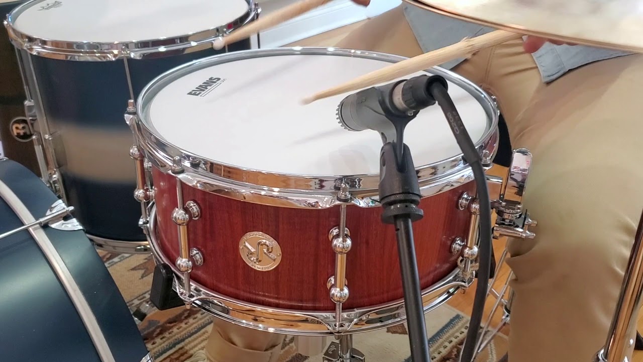 (SOLD) Snares - Red Rock Drums 6x14 "National" Series Jarrah Snare Drum ...