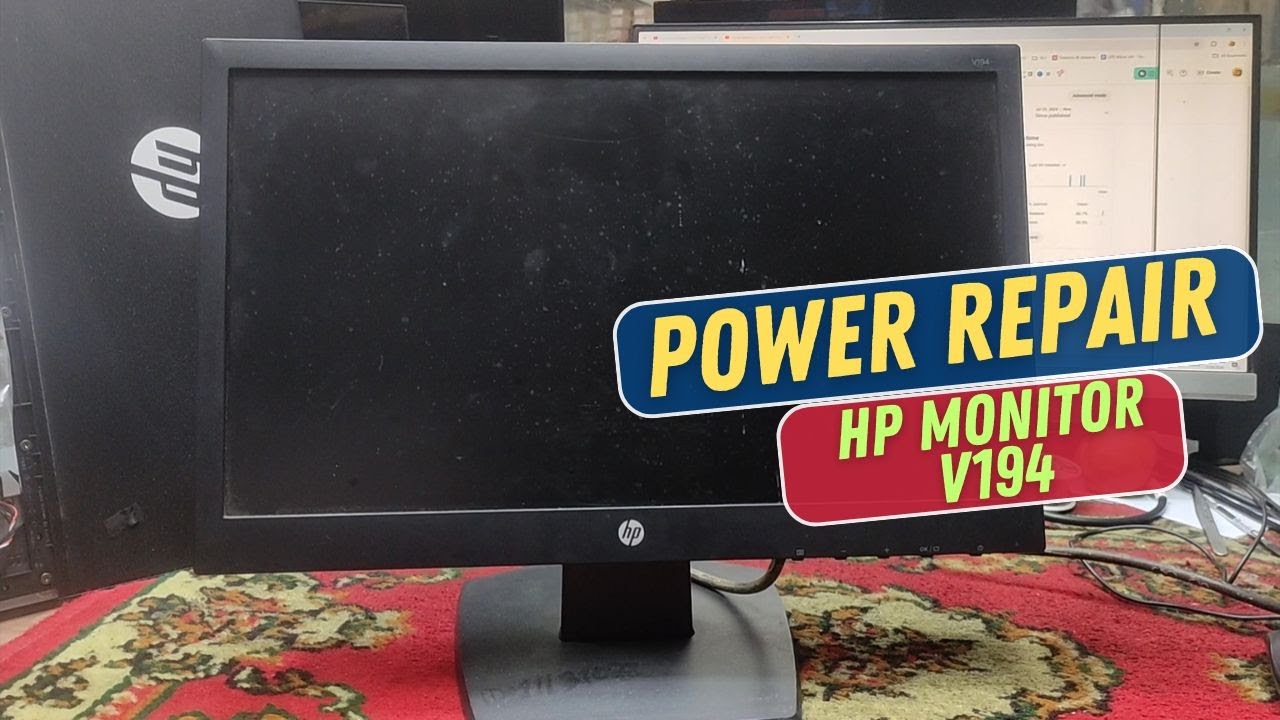 HP Monitor Power Supply Repair | V194 Monitor | Created by Afjal ...
