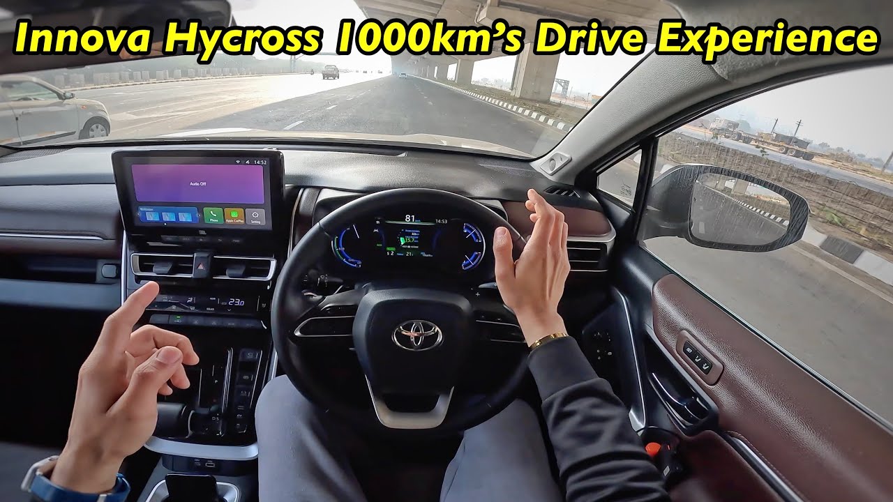 Toyota Innova Hycross Drive Review l 1000kms Drive Experience l Aayush ...